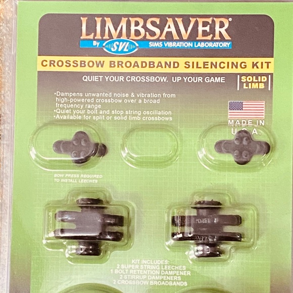 Limbsaver | Other | Nib Limbsaver Crossbow Broadband Silencing Kit ...